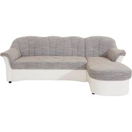 DOMO collection Ecksofa »Flores Schlafsofa, B/T/H: 233/142/86 cm, L-Form« wahlweise mit Bettfunktion, wahlweise mit Federkern, auch in Leder...