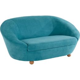 LOOKS by Wolfgang Joop Sofa &raquo;LooksIV&laquo; Rundsofa, in vielen frischen Farben w&auml;hlbar blau