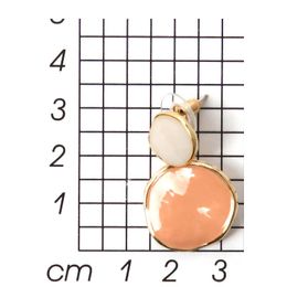 Firetti Damen Paar Ohrstecker &raquo;Schick, modern, einzigartig&laquo; mit Emaille orange