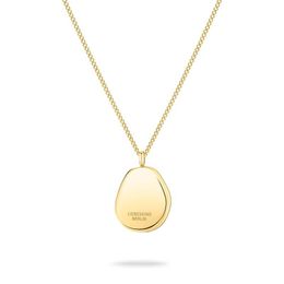 Liebeskind Berlin Damen Kette mit Anh&auml;nger &raquo;Schmuck Geschenk Edelstahl Halskette The Organic&laquo; gold