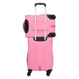 Travelite Kinder Travelite Kinderkoffer &raquo;MINIMOVER 2w&laquo; 1 Stk. tlg. 19 l 2 Rollen Kindertrolley Aufsteckfunktion rosa