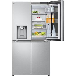 LG Multi Door &raquo;GMG960MBEE&laquo; 179,2 cm hoch 91,4 cm breit InstaView : zweimal klopfen, reinschauen! mit Craft Ice - Spender silber
