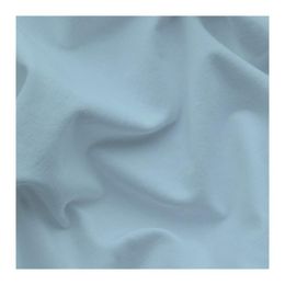 Schlafgut Spannbettlaken &raquo;Premium&laquo; Zero Waste Verpackung, PREMIUM Qualit&auml;t blau Mako-Zwirn-Jersey, Obermaterial: 95% Baumwolle, 5% Elasthan