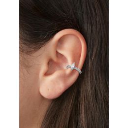 Firetti Damen Ohrklemme &raquo;Schmuck Geschenk Silber 925 Ear Cuff&laquo; mit Zirkonia (synth.) silber