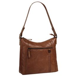 SPIKES & SPARROW Spikes & Sparrow Damen Umh&auml;ngetasche &raquo;SHOULDER BAG&laquo; echt Leder braun