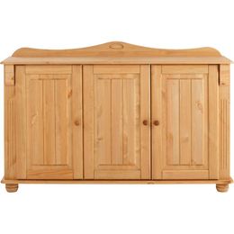 Home Affaire Sideboard &raquo;Adele&laquo; Kommode, 3-t&uuml;rig, Breite 130 cm, aus massiver Kiefer, FSC beige