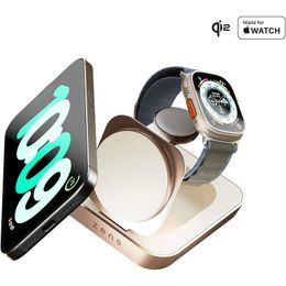 Smartphone-Ladeger&auml;t &raquo;Nightstand Charger Pro 2&laquo; rosa Wandelbares Design