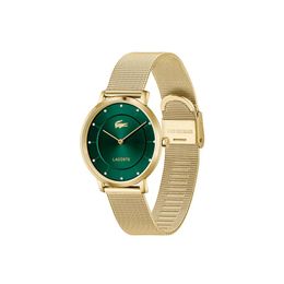 Lacoste Damen Quarzuhr &raquo;CROCORIGIN&laquo; Armbanduhr, Damenuhr, Edelstahlarmband, analog, Glassteine