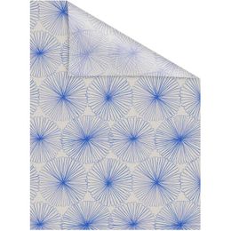 LICHTBLICK ORIGINAL Fensterfolie &raquo;Fensterfolie selbstklebend, Sichtschutz, Flower wheel - Blau&laquo; 1 Stk. blickdicht glatt statisch haftend blau 