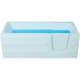 Sanotechnik Badewanne &raquo;Paros&laquo; H&ouml;he 61 cm mit T&uuml;r wei&szlig; Acryl