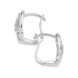 Bruno Banani Damen Paar Creolen &raquo;Schmuck Geschenk Silber 925 Ohrschmuck Ohrringe&laquo; mit Zirkonia (synth.) bunt