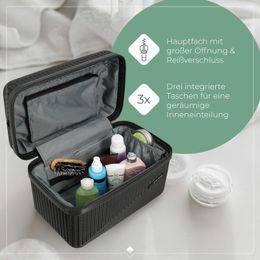 Travelite Damen Travelite Beautycase &raquo;BALI&laquo; Kosmetikkoffer mit Aufsteck -und Organizerfunktion schwarz