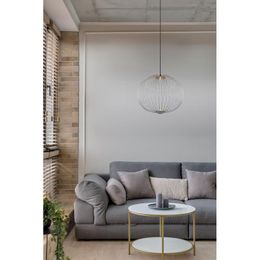 Globo LIGHTING LED Pendelleuchte &raquo;GALWAY&laquo; LED-Modul 1 Stk. Warmwei&szlig; H&auml;ngelampe/H&auml;ngeleuchte/Wohnzimmer/Esszimmer/Esstisch/rund