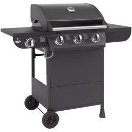 El Fuego Gasgrill &raquo;Columbus 3+1&laquo; BxTxH: 117,5x58,5x107,5 cm schwarz