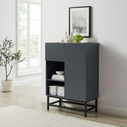 OTTO home Highboard &raquo;Azly&laquo; pflegeleichte Melaminoberfl&auml;che, robustes Metallgestell, ABS-Kanten