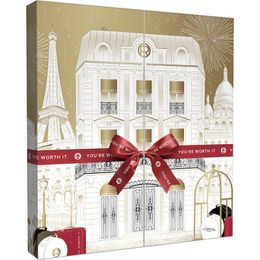 L'ORÉAL PARIS Kosmetik-Adventskalender »24 Tage Beauty Adventskalender 2025« ab 13 Jahren bunt 24 Make-up, Haut- und Haarpflege-Produkte