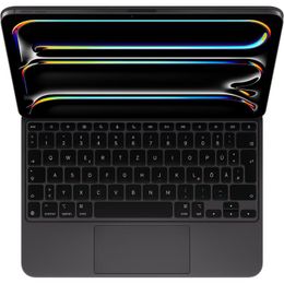 Apple Tastatur mit Touchpad &raquo;Magic Keyboard f&uuml;r 11" iPad Pro (M4)&laquo; (Funktionstasten Touchpad USB-Anschluss) schwarz Gemacht f&uuml;r Multi-Touch Gesten und den 