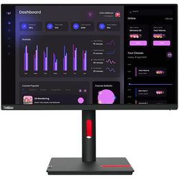 Lenovo LED-Monitor &raquo;T24i-30(A22238FT0)&laquo; 60, 5 cm/23, 8 &prime;&prime; 1920 x 1080 px Full HD 6 Reaktionszeit 60 Hz schwarz 15 W
