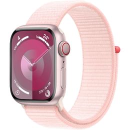 Apple Smartwatch »Watch Series 9 Aluminium« (4, 1 cm / 1, 61 ′′) Watch OS 10;EKG;Blutsauerstoff App;Herzfrequenz Rosa