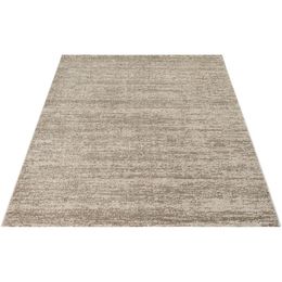 Sanat Teppich »Oslo« rechteckig 10 mm Höhe meliert robuster Kurzflor, Wohnzimmer, Schlafzimmer, auch als Läufer beige Obermaterial: 100%...