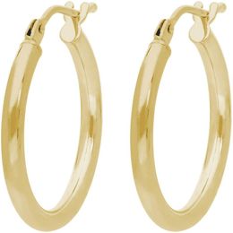 Firetti Damen Paar Creolen &raquo;Schmuck Geschenk Gold 585 Ohrschmuck Ohrringe&laquo; gold