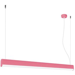 Quelle Pendelleuchte &raquo;FARGE&laquo; LED-Modul 1 Stk. Kaltwei&szlig; Neutralwei&szlig; Riemenverstellung Rosa