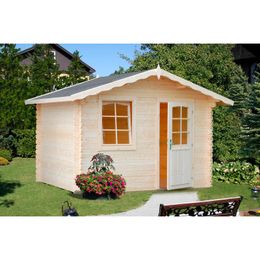 Palmako Gartenhaus &raquo;Emma&laquo; 4,6 qm beige Massivholz