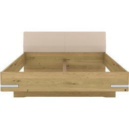 Musterring Holzbett &raquo;Savona, Bettgestell, Bettrahmen, teilmassiv Bianco-Eiche&laquo; Belastbarkeit 220 Kg, 4-fache Liegeh&ouml;henverstellung, MADE IN GERMANY, Kopfteil 
