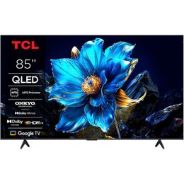 TCL QLED-Fernseher &raquo;85P71KX1&laquo; 215 cm/85 Smart-TV Multi-HDR, Dolby Vision, Smart TV, Apple Airplay2, Dolby Atmos, Onkyo schwarz ONKYO 2.1 Soundsystem*: