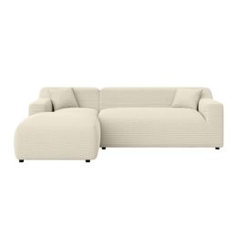 Home Affaire Ecksofa &raquo;LILLIANA Designsofa, L-Form mit Recamiere rechts/links bestellbar&laquo; L-Form mit Wellenunterfederung, Ma&szlig;e B/T/H: 256/160/76 cm 
