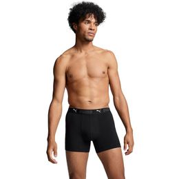 Puma Boxershorts »MEN SPORT COTTON BOXERS 2P« Packung, 2er Pack, mit Markenschriftzug im Bund schwarz M M Herrenunterhose von Puma