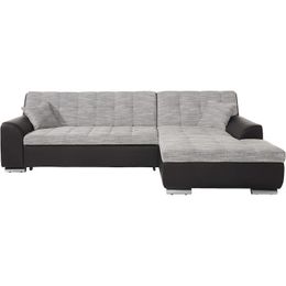DOMO collection Ecksofa »Treviso viele Bezüge, auch in Cord, L-Form, B/T/H: 267/80/83 cm« wahlweise mit Bettfunktion, incl. Zierkissen, hochwertige...