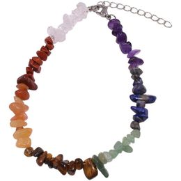 Firetti Damen Schmuckset &raquo;Multipack Schmuck Geschenk Armband Fu&szlig;kette Chakra Edelsteine&laquo; (Set, 2 Stk. tlg.) Made in Germany - mit Edelsteinen bunt
