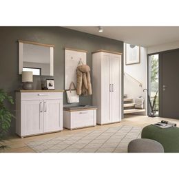 Home Affaire Schuhschrank &raquo;COSENZA, TOPSELLER!, Breite 95 cm, 2 T&uuml;ren, 2 B&ouml;den, 1 Schubkasten&laquo; in Landhausoptik, Kommode, Anrichte, Schrank, Sideboard