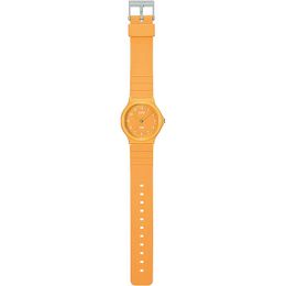 Casio Timeless Collection Herren CASIO TIMELESS COLLECTION Quarzuhr Armbanduhr, Damenuhr, Herrenuhr, Jugendliche, Resinarmband orange
