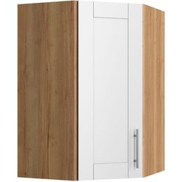 KOCHSTATION Eckh&auml;ngeschrank &raquo;KS-Ahus&laquo; Breite 60 x 60cm braun