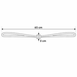 GERSTER Raffhalter &raquo;Salomea&laquo; beige Viskosemischung