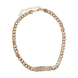 Urban Classics Edelstahlkette »Unisex XOXO Necklace« gold onesize Stilvolle Halsketten für jeden Anlass