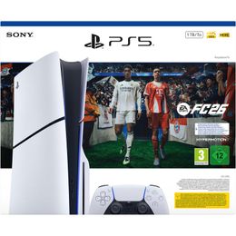 Playstation 5 Konsolen-Set &raquo;PS5 Disk Edition (Slim) - EA Sports FC 26&laquo; 1.000 GB Disk Edition (Slim) - EA Sports FC 26 Bundle Mit der PS5 -Konsole 
