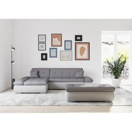 DOMO collection Ecksofa »Moric, L-Form, XXL-Sofa - Breite 300cm, viel Platz, auch in Cord« wahlweise mit Bettfunktion und Armteilverstellung,...