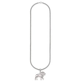 Bruno Banani Herren Kette mit Anh&auml;nger &raquo;Schmuck Geschenk Halskette L&ouml;we Venezianerkette&laquo; silber