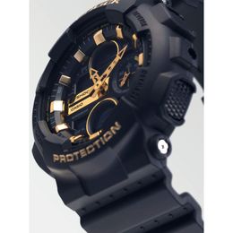 Casio G-Shock Damen Casio G-SHOCK Chronograph Quarzuhr, Armbanduhr, Damen, Herren,Digitaluhr, bis 20 bar wasserdicht schwarz