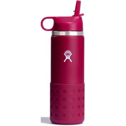 Hydro Flask Trinkflasche »20 OZ KIDS« TempShield -Isolierung hält Getränke 24 Stunden lang kalt, 591 ml rot 591 ml