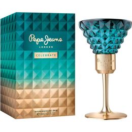 Pepe Jeans Damen Extrait Parfum &raquo;CELEBRATE for HER EDP&laquo; mit holzigem Akzent blau