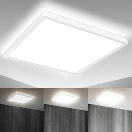 B.K.LICHT LED Deckenleuchte &raquo;BK_DP1313 LED-Deckenlampe Panel, Dimmbar, Backlight, Memoryfunktion&laquo; LED-Modul 1 Stk. Neutralwei&szlig; 22 Watt, 3.000 Lm,...