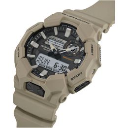 Casio G-Shock Herren Casio G-SHOCK Chronograph Quarzuhr, Armbanduhr,Herrenuhr, digital,Resinband, bis 20 bar wasserd. braun