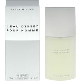 Issey Miyake Herren Eau de Toilette &raquo;L'Eau d'Issey pour Homme&laquo; mit kraftvoller maskuliner Basis silber