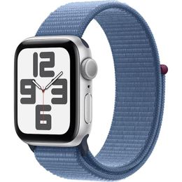 Apple Smartwatch »Watch SE Aluminium« (4 cm / 1, 57 ′′) Watch OS 10;Siri;EKG;Herzfrequenz Silber