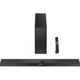 Sharp Soundbar »HT-SBW320« 2.1 (Bluetooth Dolby Digital Equalizer Kabellos Nacht Modus USB-Wiedergabe ) schwarz Mpeg2/ALAC (Laufwerke bis...
