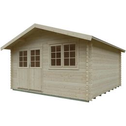 Kiehn-Holz Gartenhaus &raquo;Gipsberg 2&laquo; beige Holzwerkstoff
